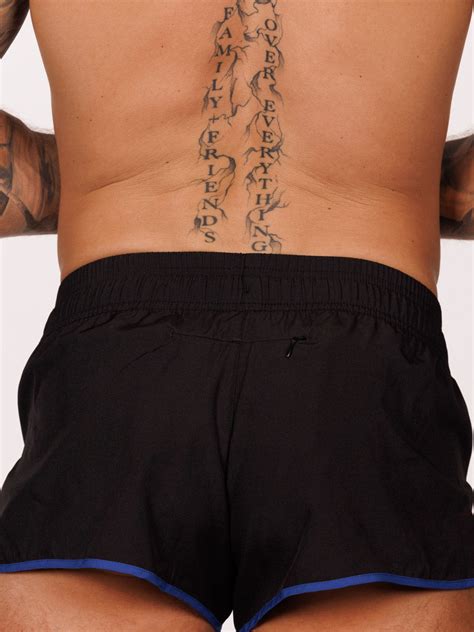 Mens Black Running Shorts Sexy Shorts For Men Body Aware