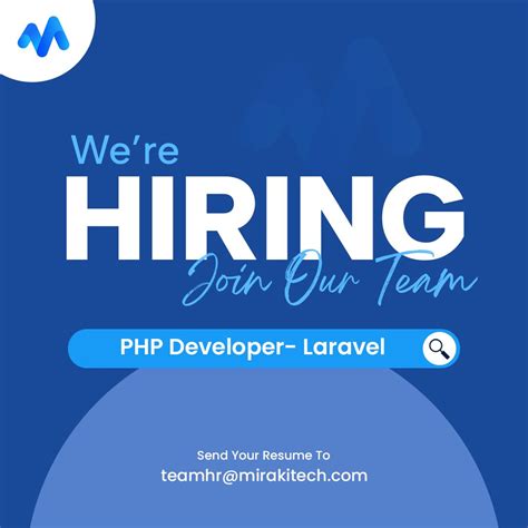 Phpjobs Laraveldeveloper Backenddevelopment Phpdeveloper Techcareers Miraki Technologies