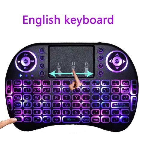Mini Wireless Backlit Keyboard Multimedia Remote C Grandado