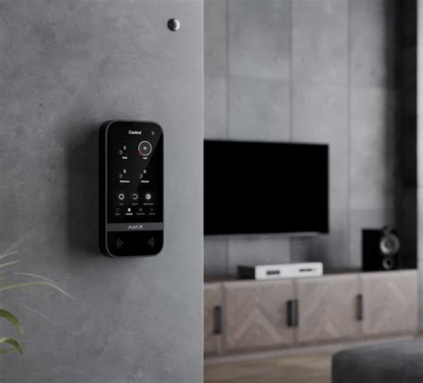 KeyPad TouchScreen Jeweller Wireless Keyboard With Touch Screen For Controlling The Ajax System