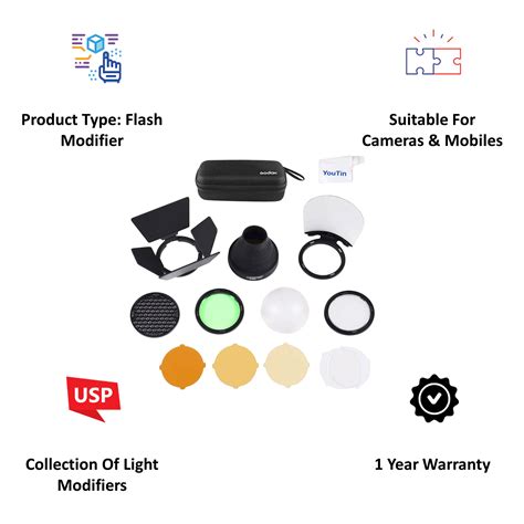 Buy Godox Ak R1 Flash Accessory Kit Magnetically Attached Modifiers