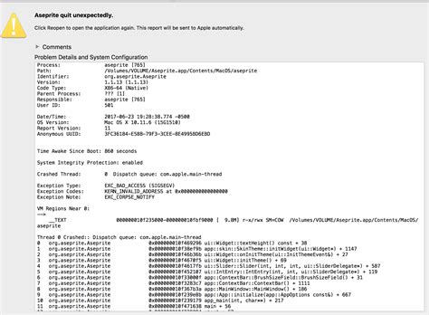 Aseprite Doesnt Start On Macos Help Aseprite Community