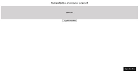 Moving Setstate Fix For Setstate On Unmounted Component Example