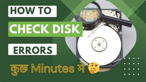 How To Check Errors In Hard Drive Chkdsk Fix Hard Drive Youtube