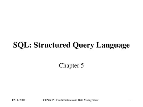 Ppt Sql Structured Query Language Powerpoint Presentation Free Download Id