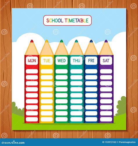 Time Table Chart Ideas For Classroom At Sandra Slavin Blog