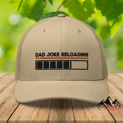 Dad Joke Reloading Hat Funny Dad Pun Hat Fathers Day T Dad Joke T Hat 1980s Rad Hat