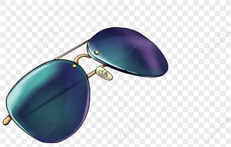 Hand Drawn Summer Sunglasses Elements Big Summer Glass Small Summer
