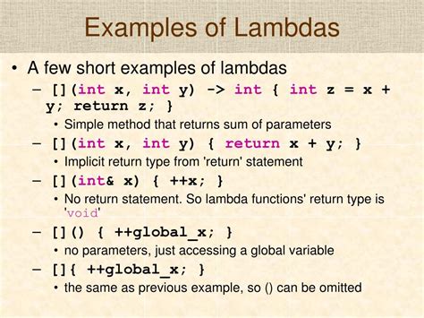 Ppt Review Of Cc Concepts Arrays Vectors Iterators And Lambdas