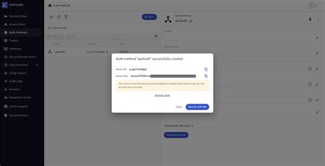 Authentication Methods Rakeyless