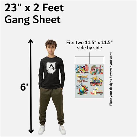 Custom Dtf Gang Sheets Upload Print Ready Files — Armor Ink