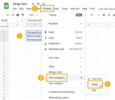 5 Ways To Wrap Text In Google Sheets Illustrated Guide Ok Sheets