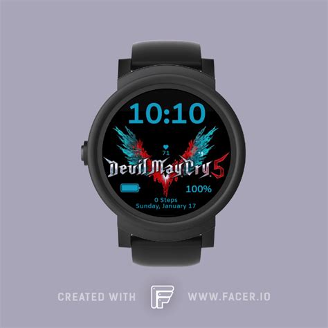 Michael Leitheiser Devil May Cry 5 Watch Face For Apple Watch Samsung Gear S3 Huawei Watch