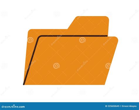 Computer Folder New Empty File Icon Digital Document Binder