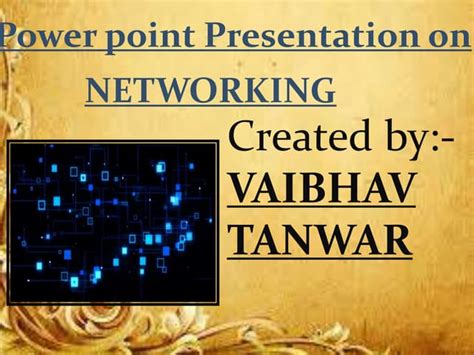 Networking Ppt Pptx