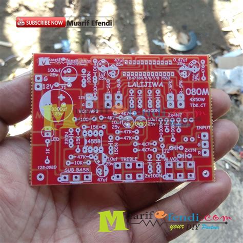 Jual Pcb Power Amplifier Soundtone Tda7388 200w 4x50w Dc 12v Non Ct Shopee Indonesia