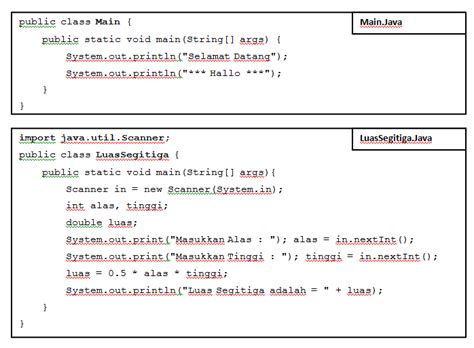 Script Bahasa Pemograman Java