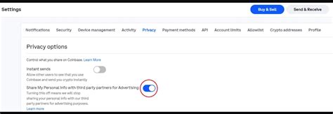 If You Have A Coinbase Account This Setting Is On By Default R Bitcoin