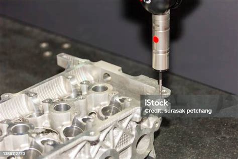 Close Up Touch Probe Device Of Automatic Coordinate Measurement Machine Cmm For Inspection High