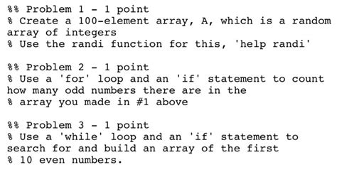 Solved Problem 1 1 Point Create A 100 Element Array