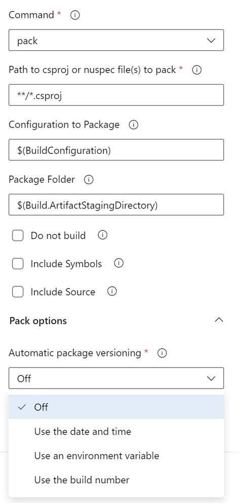 Azure Pipelinesautomatic Package Versioning