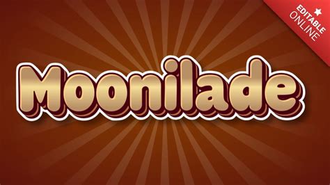 Moonilade Coffee Late Text Effect Generator