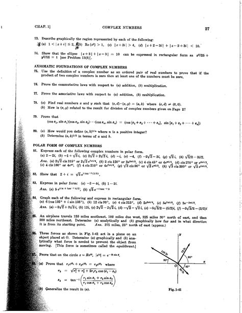 Assignment Solutions Complex Numbers Math 407 Docsity