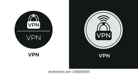 vpn virtual private network icon vector stock vector royalty free