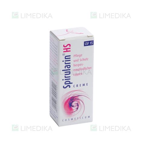 Spirularin Hs Kremas Nuo Lūpų Pūslelinės 3 Ml Limedika