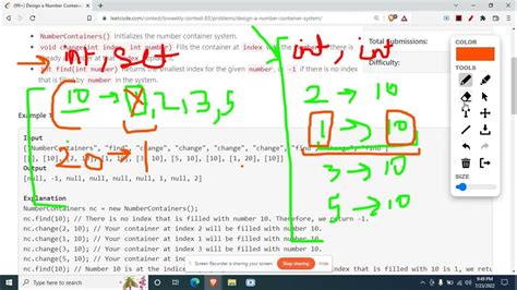 2349 Design A Number Container System Biweekly Contest 83 Leetcode