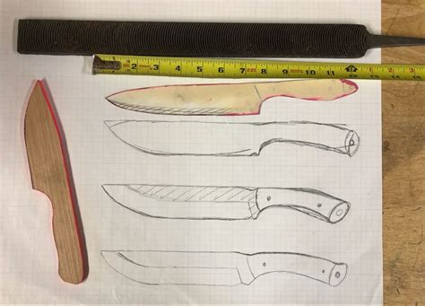 Knife Template Design