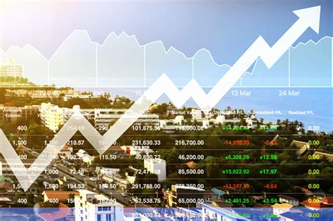 재고 인덱스 성장 그래프와 차트 리조트 호텔 여행 사업 배경으로 표시 개념에 대한 스톡 사진 및 기타 이미지 개념 개념과