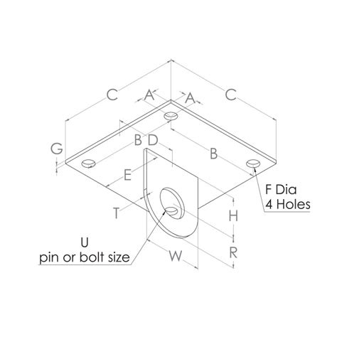Single Lug Concrete Plate Al Nour