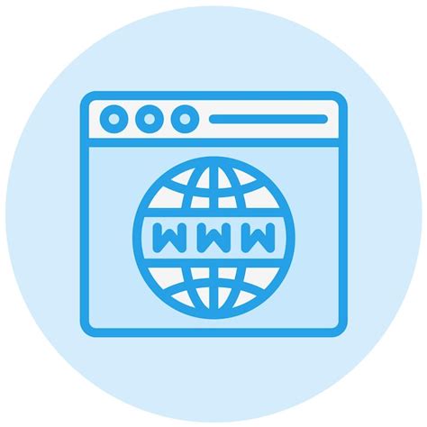 Premium Vector Web Browser Vector Icon Design Illustration