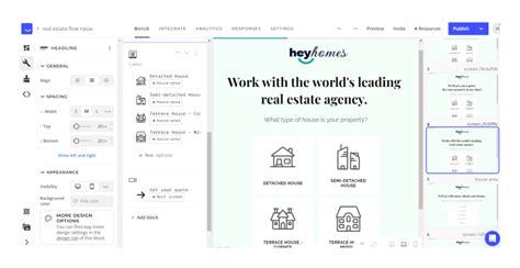 how to create an interactive website in 2025 heyflow