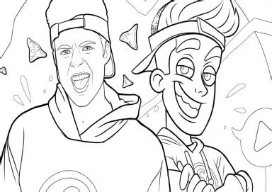 Enaldinho Segurando Placa Atenção Para Colorir Desenho Para Colorir