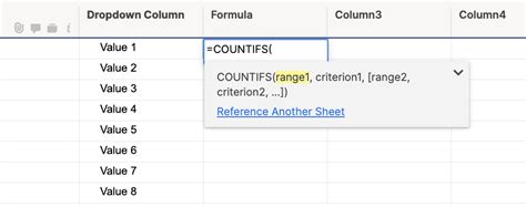 Total From Dropdown Column With Multiple Values Smartsheet Community