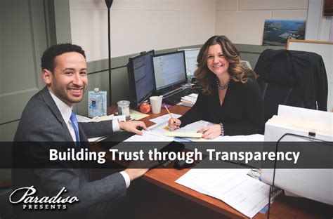 Building Trust Through Transparency Paradiso Presents