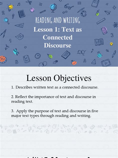 lesson 1 text as connected discourse pdf narrative plants