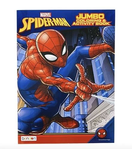 Marvel Spider Man Jumbo Coloring And Activity Book 64 Pages Made In Usa