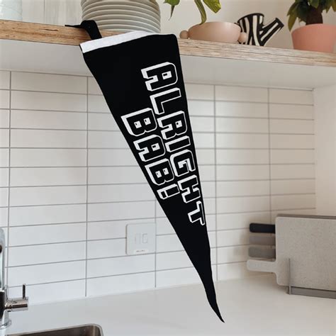 Alright Bab Pennant Black