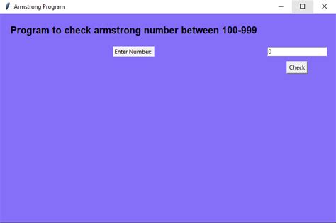 Github Sumnaimran 20python Armstrongnumber Mini Python Project With