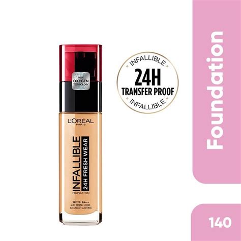 Loreal Infallible 24h Liquid Fresh Wear Foundation 140 Golden Beige