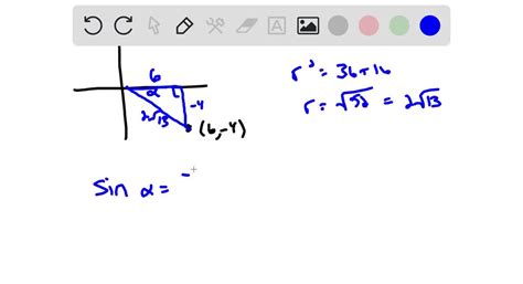 Solved 1 Find The Exact Values Of All Six Trigonometric Functions For