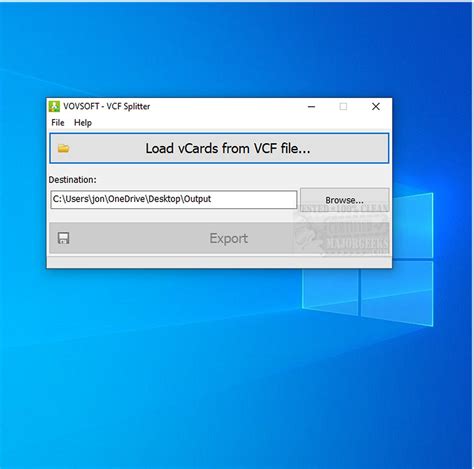 Download VOVSOFT VCF Splitter MajorGeeks