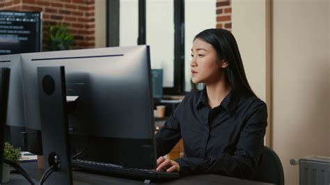 Free Photo Cyber Security Programer Focused On Writing Code