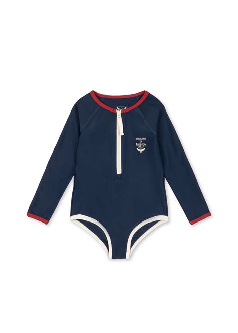 Laguna Long Sleeve Swimsuit Estate Blue Konges Sløjd®