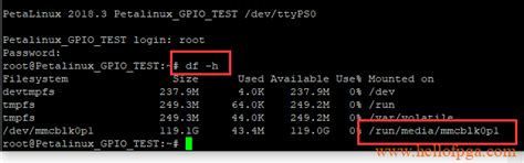ZYNQ linux开发 章节七 Petalinux 下GPIOEMIO方式的输入输出实验二通过编写应用程序来调用Smart ZYNQ SP SL 版 Hello FPGA
