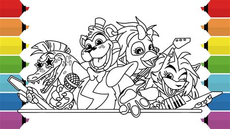 Five Nights At Freddys Coloring Pages 341434