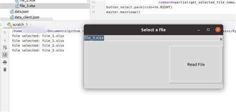 Python How To Use Tkinter To Open File In Folder Using Dropdown